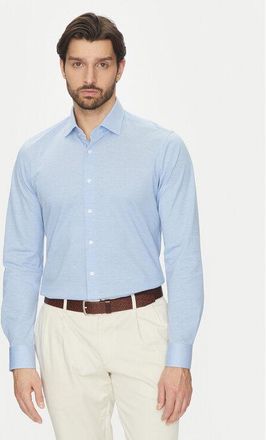 Michael Kors Hemd MD0MD91392 Himmelblau Slim Fit