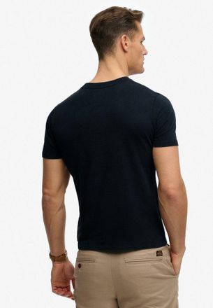 Superdry Rundhalsshirt Industry Worker Relaxed Tee aus Baumwolle und Single Jersey, Regular Fit, mit Druck, Kurzarm