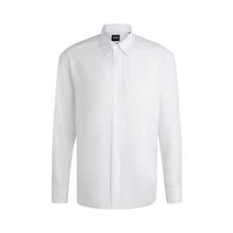 HUGO BOSS Homme, Chemises, Blanc, Taille: S Cole Party 252 Shirt