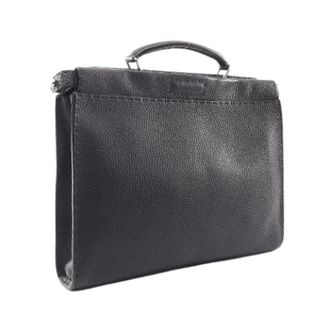 Fendi unisex, Pre-owned, Noir, Taille: ONE Size Pre-owned Sac daffaires 2-en-1 en cuir Peekaboo Fit