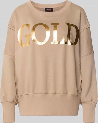 Miss Goodlife Oversized Sweatshirt aus reiner Baumwolle mit Statement-Print