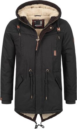 Alessandro Salvarini Winterjacke ALESSANDRO SALVARINI ASMenara, Herren, Gr. XXXL (58), schwarz, Obermaterial: 100% Baumwolle; Innenseite: 100% Polyester; Wattierung: 100% 