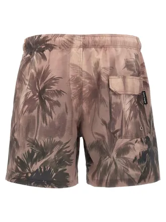 Palm Angels Mens Multicolor Polyester Swim Shorts