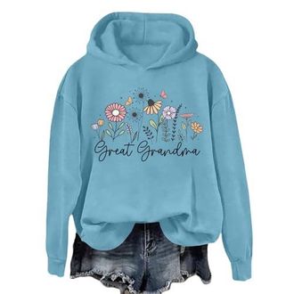 Generic Sweat &agrave; capuche pour femme - Col rond - Pull &agrave; capuche - Haut d&eacute;contract&eacute; - Loisirs - Sport - T-shirt &agrave; manches longues - Sweat &agrave; capuche dentra&icirc;nemen