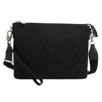 Gucci Sac pochette / Sac bandouli&egrave;re Pre-owned - Homme - Pre-owned - Noir - Taille: ONE Size