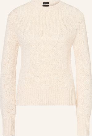 HUGO BOSS Pullover Fibiscus weiss