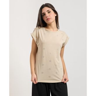 Yes-Zee T-shirt femme avec mini logo devant