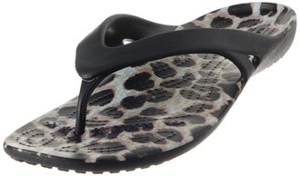 Crocs Herren Kadee II Graphic Flip W Flip, Black/Multi Animal, 34/35 EU