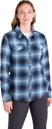 Mountain Warehouse Willow Damen Flanellhemd, Herbst Dunkel Blau Damengröße EU 36