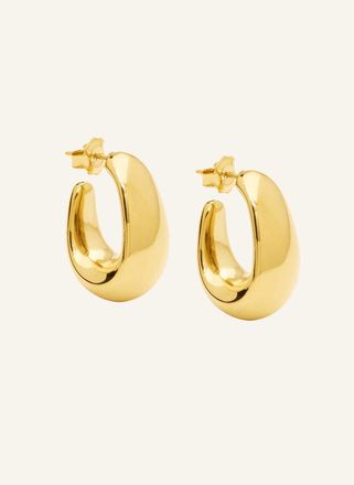 Pompidou Ohrh&auml;nger Mini Elia Oval Stud By Glambou gold