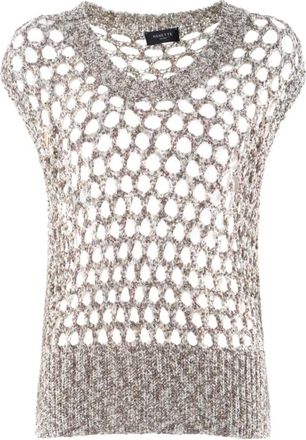 Nenette Femme, Pulls, Gris, Taille: 36 FR Sleeveless Tricots