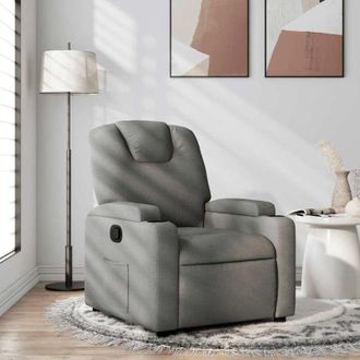 vidaXL Relaxsessel Dunkelgrau Stoff - Vidaxl