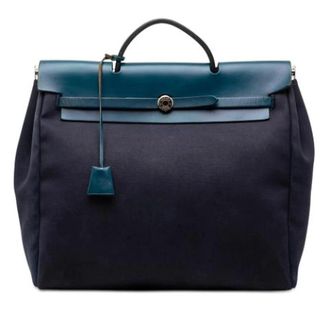 Herm&egrave;s Pre-owned Herbag - - Pre-owned - Damen - Blau - ONE SIZE