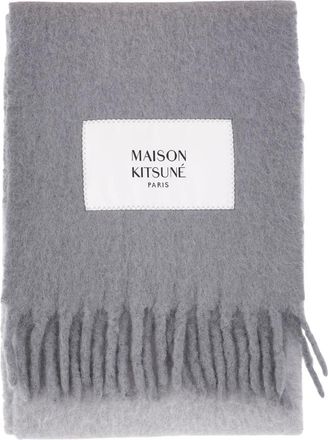 Maison Kitsun&eacute; Winter Scarf - - Accessories - Herren - Grau - ONE SIZE