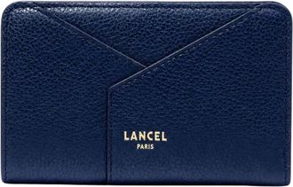 Lancel Enveloppe Rechte Portemonnee met Rits - - Accessories - Damen - Blau - ONE SIZE