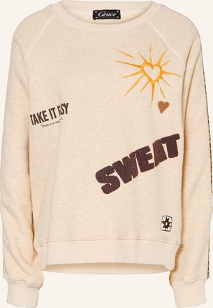Grace Grace Sweatshirt weiss