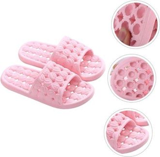 Garneck Pantoufles Creuses Antid&eacute;rapantes pour Int&eacute;rieur Sandales Massage L&eacute;g&egrave;res et Respirantes pour Femmes Semelle Drainante et Ouverte Confort Printemps-&eacute;t