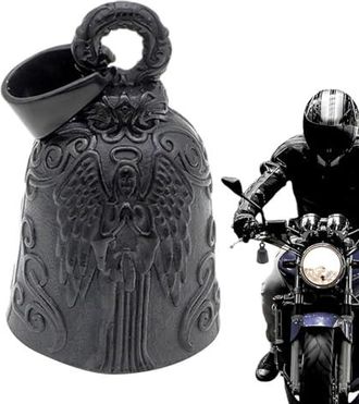 Generic Porte-cl&eacute;s cloche de gardien de moto | Gremlin Bell | Cloche de gardien pour motos | Cloche d&eacute;quitation | Cloche dange de moto | Accessoires de moto g