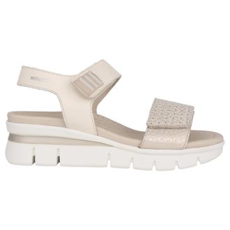 Mephisto Beige Leder Damensandale - Rosane - - Shoes - Damen - Beige - 42 EU