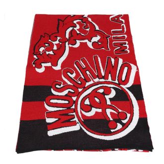 Moschino Woll- und Acrylschal - - Accessories - Damen - Rot - ONE SIZE
