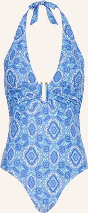 Heidi Klein Heidi Klein Neckholder-Badeanzug Mykonos blau