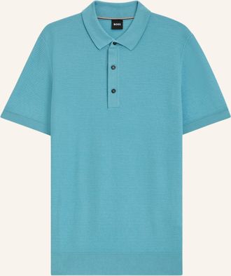 HUGO BOSS Pullover H-Iannotti Regular Fit blau