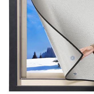 Generic W&auml;rmed&auml;mmende Fensterfolie,Isolierfolie Thermofolie Sichtschutz Fensterfolie Abnehmbare,UV Schutz Spiegelfolie Sonnenschutzfolie 7mm Aluminium Verdunk