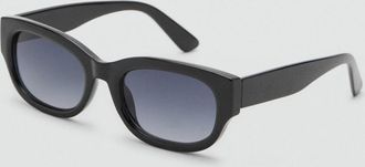 Mango Sonnenbrille mit Azetatfassung schwarz - Damen - Einheitsgröße - MANGO