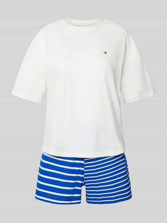 Tommy Hilfiger Regular Fit Pyjama aus reiner Baumwolle