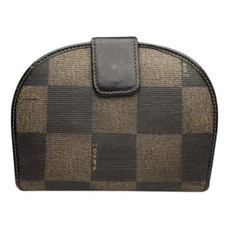 Fendi Portefeuille Vintage Pre-owned - Femme - Pre-owned - Brun - Taille: ONE Size