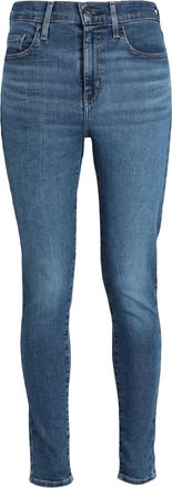 Levi's 720 HIRISE SUPER SKINNY MED INDIGO - WORN IN