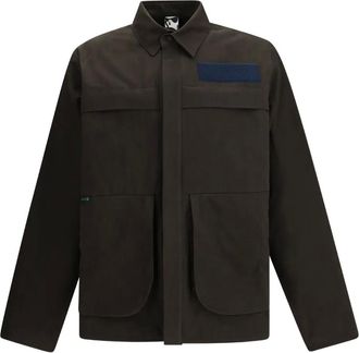 GR10K chemise à poche poitrine plaquée Alpha - Marron