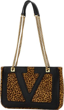 Valentino Garavani Biscottobarkbrownnero Borse A Mano Bag