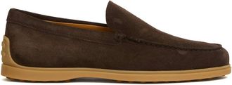 Tod's Homme, Chaussures, Brun, Taille: 41 1/2 EU Mocassino camoscio