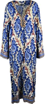 Maliparmi Maliparmi, Femme, Robes, Multicolore, Taille: 40 FR Kaftano Midi Dress