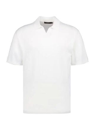Boggi Milano Herren Polo-Shirt wei&szlig;