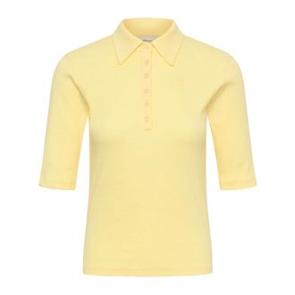 Gestuz Gzdrew Polo Top - - Tops - Damen - Gelb - 2XS