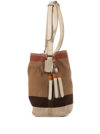 Burberry sac seau Asby - Marron