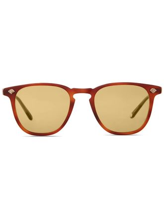 Garrett Leight lunettes de soleil Brooks II Sun - Marron