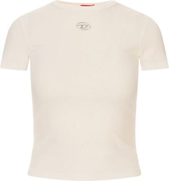 Diesel Femme, Tops, Blanc, Taille: 42 FR T-Ele-Long-Od