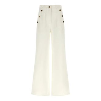 Max Mara MxmBadesse Hose - - Trousers - Damen - Wei&szlig; - M