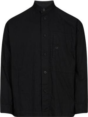 Issey Miyake Chemise &agrave; col rond montant en coton