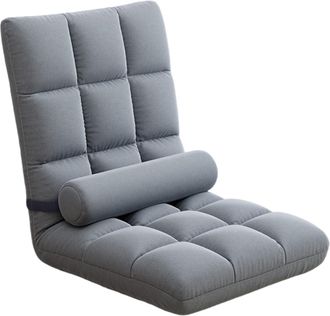 Generic Verstellbarer Bodenstuhl mit R&uuml;ckenst&uuml;tze - leichter tragbarer Erkerstuhl f&uuml;r Gaming Lesen Meditation - verzerrungsbest&auml;ndiges Design