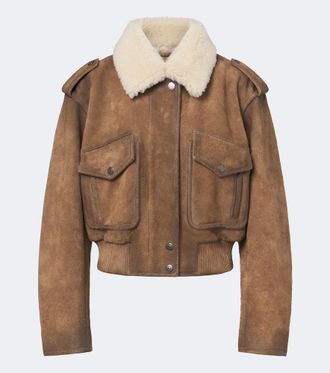 Acne Studios Veste blouson en daim