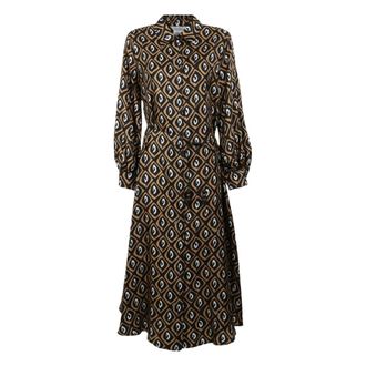Max Mara Femme, Robes, Multicolore, Taille: 40 FR Giara Chemisier Dress