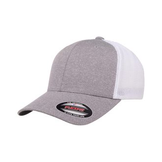 Flexfit Herren 110 Netzgewebe Hut, Heather Grey/White, Einheitsgr&ouml;&szlig;e