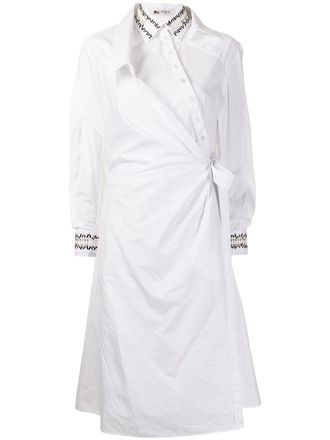 Ports 1961 robe portefeuille asym&eacute;trique - Blanc