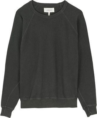 The Great. THE Great, Femme, Sweatshirts et sweats &agrave; capuche, Noir, Taille: 40 FR College SweaT-shirt