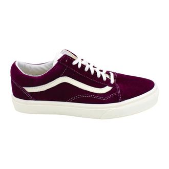 Vans Vintage Wildleder Schn&uuml;rschuhe Gummisohle - - Shoes - Damen - Lila - 40 1/2 EU