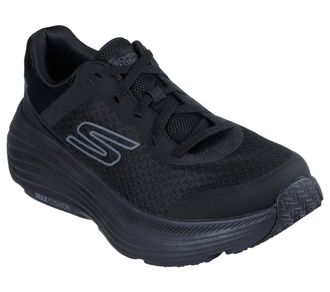 Skechers Herren Max Cushioning Endeavour Sneaker, Schwarz/Schwarz, 39.5 EU